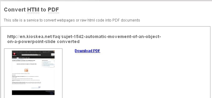 How To Convert A Link To PDF