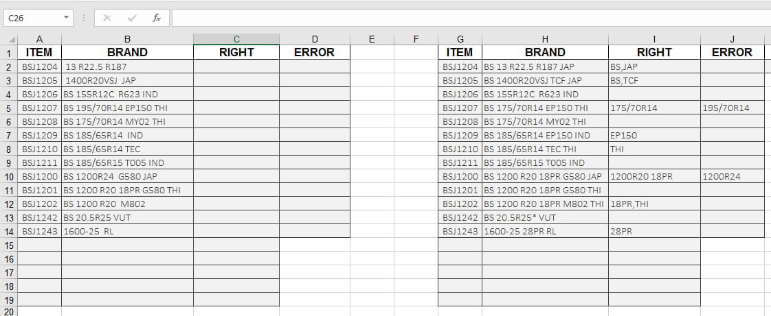 Match Add Missed Items Between Two Sheets Solved 