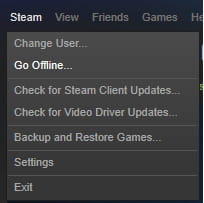 Steam - How to switch to Offline Mode - CCM